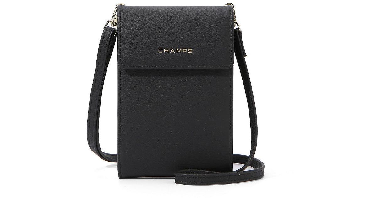 CHAMPS Iconic Smartphone Bag in Black | Lyst