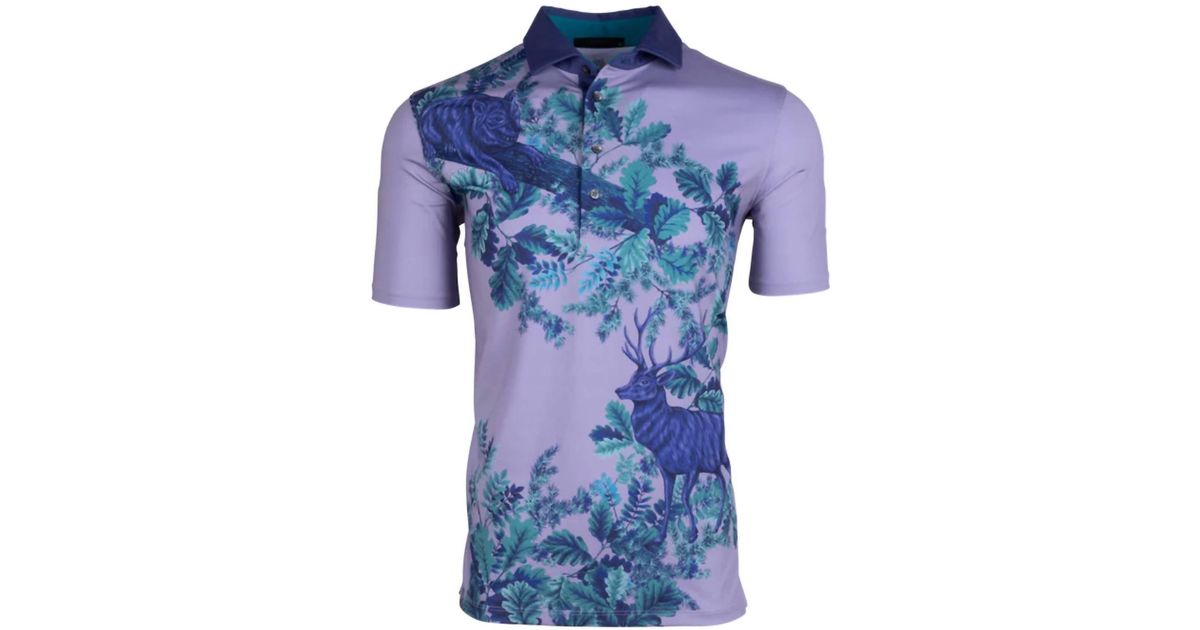 Greyson Clothiers Enchanted Forest Polo in Blue for Men | Lyst
