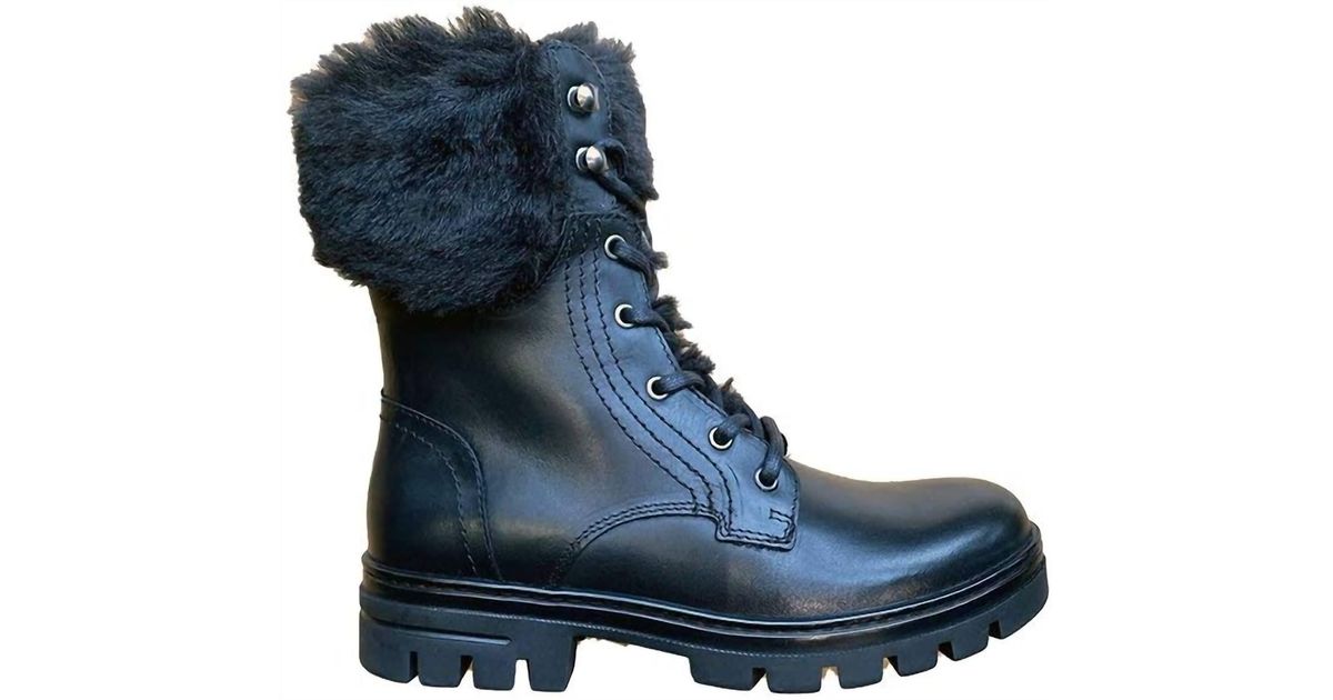 Eric Michael Gail Lace Up Boot in Blue | Lyst