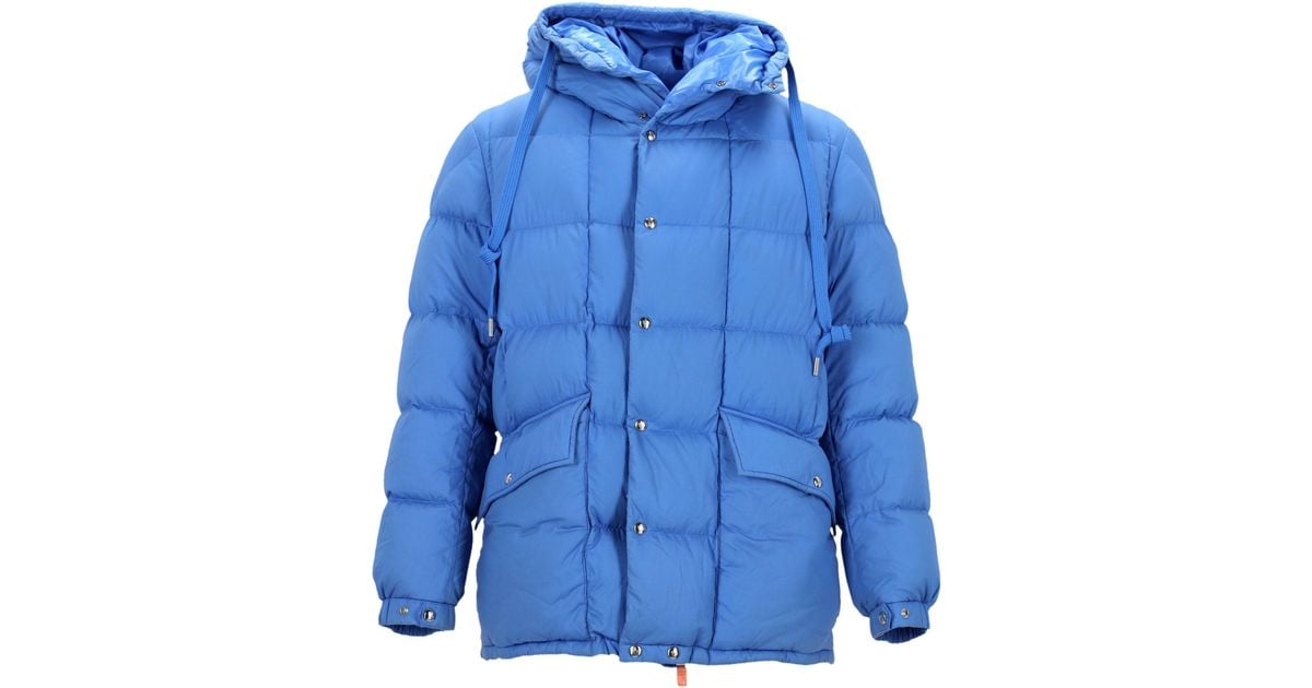 Moncler Grimblat Short Down Padded Jacket in Blue for Men | Lyst