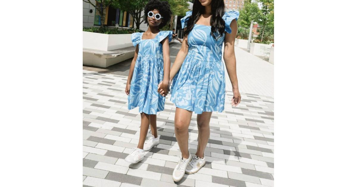 Briton Court Gabby Dress in Blue | Lyst