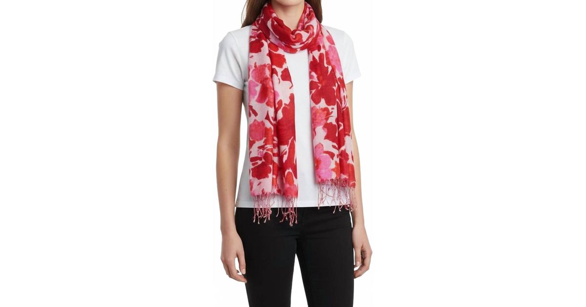 Tolani Abyss Scarf in Red | Lyst