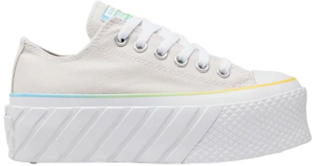 Converse Chuck Taylor All Star Lift 2X Ox Pale Putty//Baltic A00559C in ...