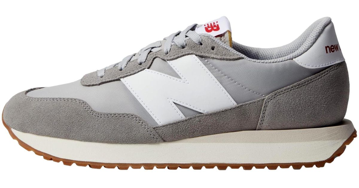 New Balance Classics 237V1 Marblehead Rain Cloud Ms237Ge in White for ...