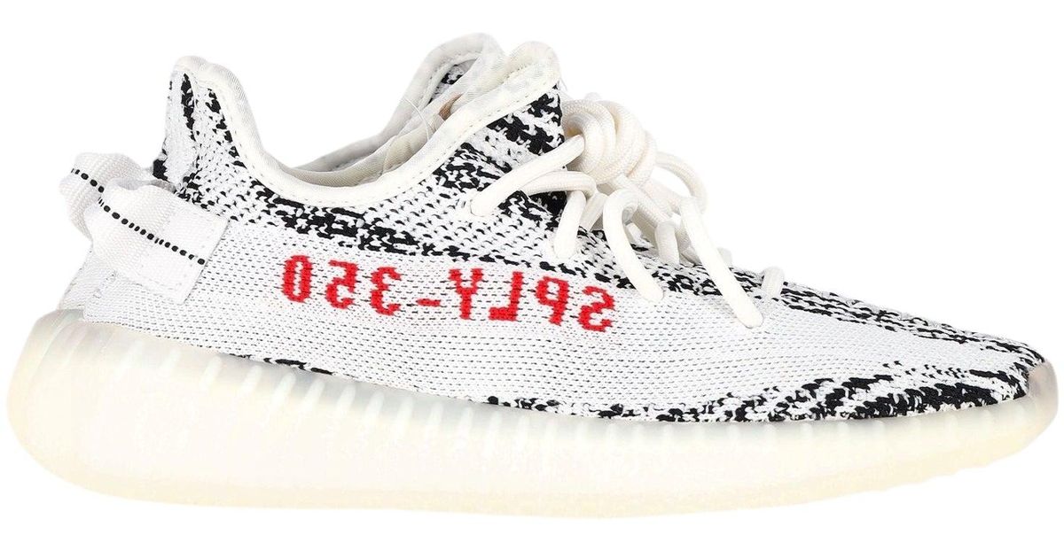 Yeezy X Adidas Boost 350 V2 Zebra Sneakers in White | Lyst