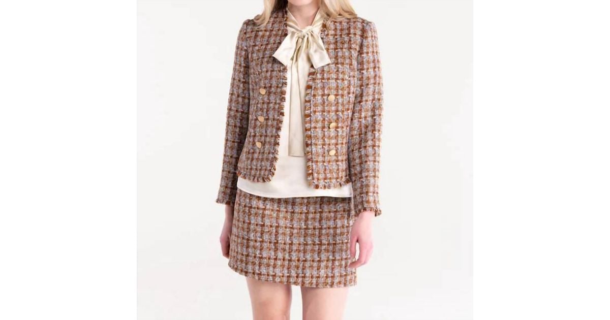 S'Edge Blair Tweed Jacket | Lyst