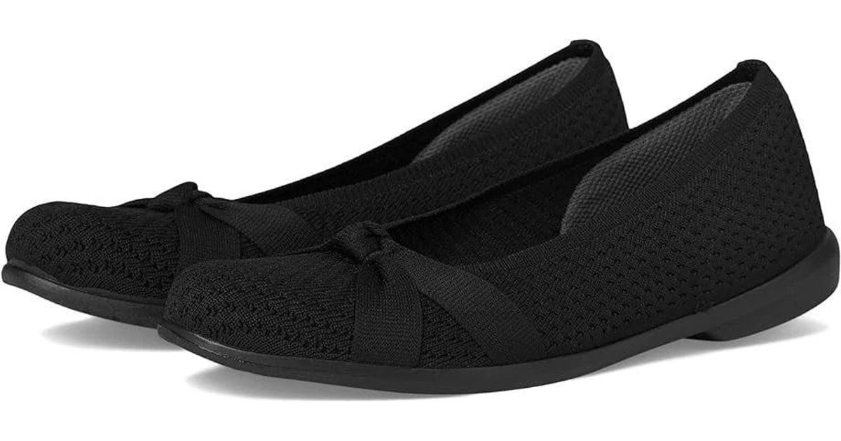 Bzees Kissed Ballet Flat Knit Slip-On Round Toe Shoes Rhs6350 in Black ...