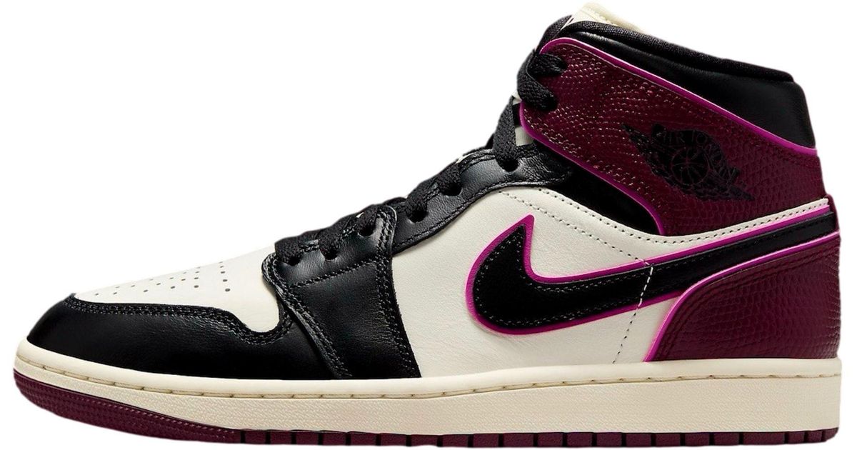 Nike Air Jordan 1 Mid Se Sail/-Active Fq7818-101 in Blue | Lyst
