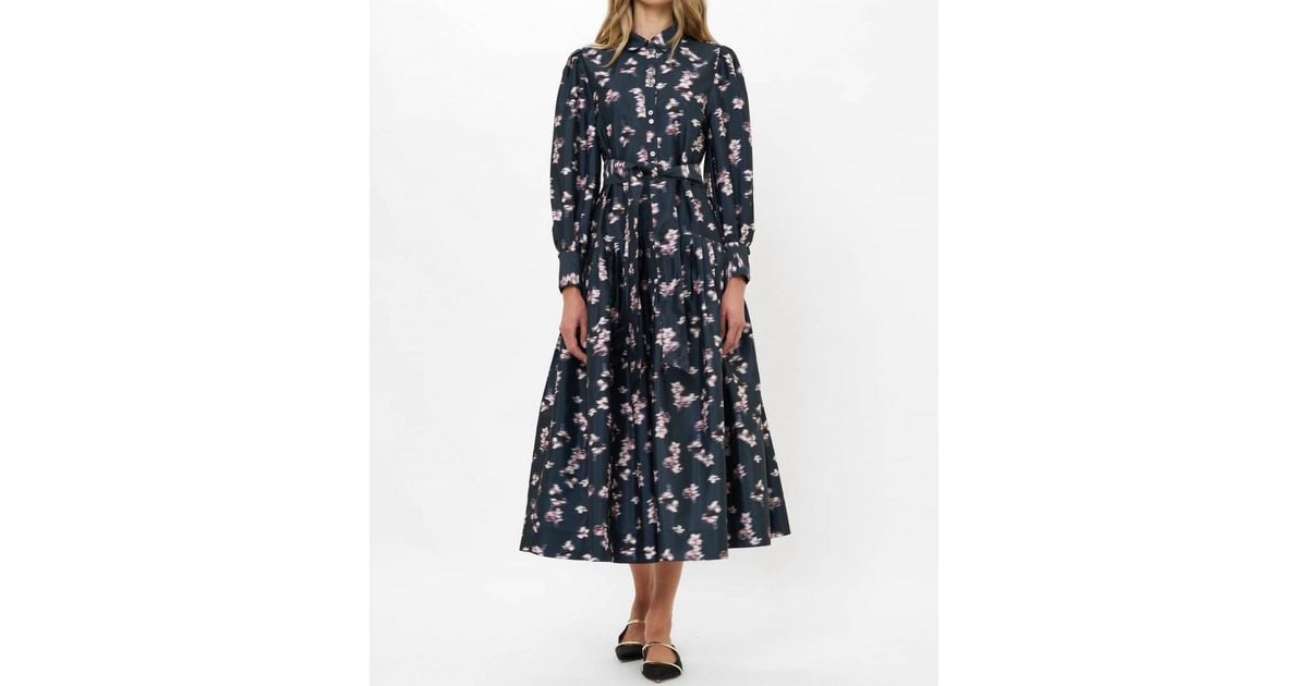 Oliphant Nora Dress in Blue | Lyst