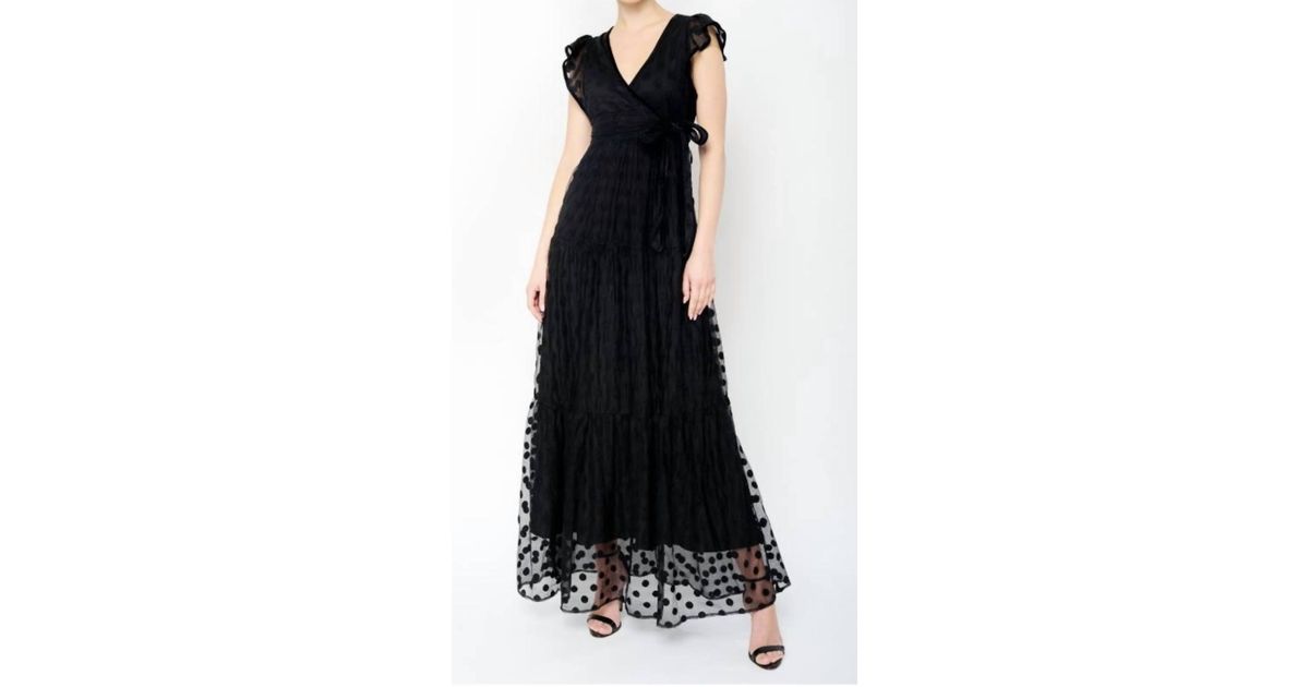 Flora Bea Porsha Dress in Black | Lyst