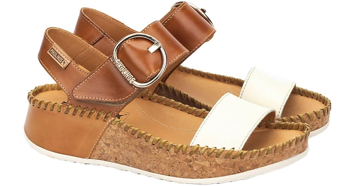 Pikolinos Marina Sandals in Brown | Lyst