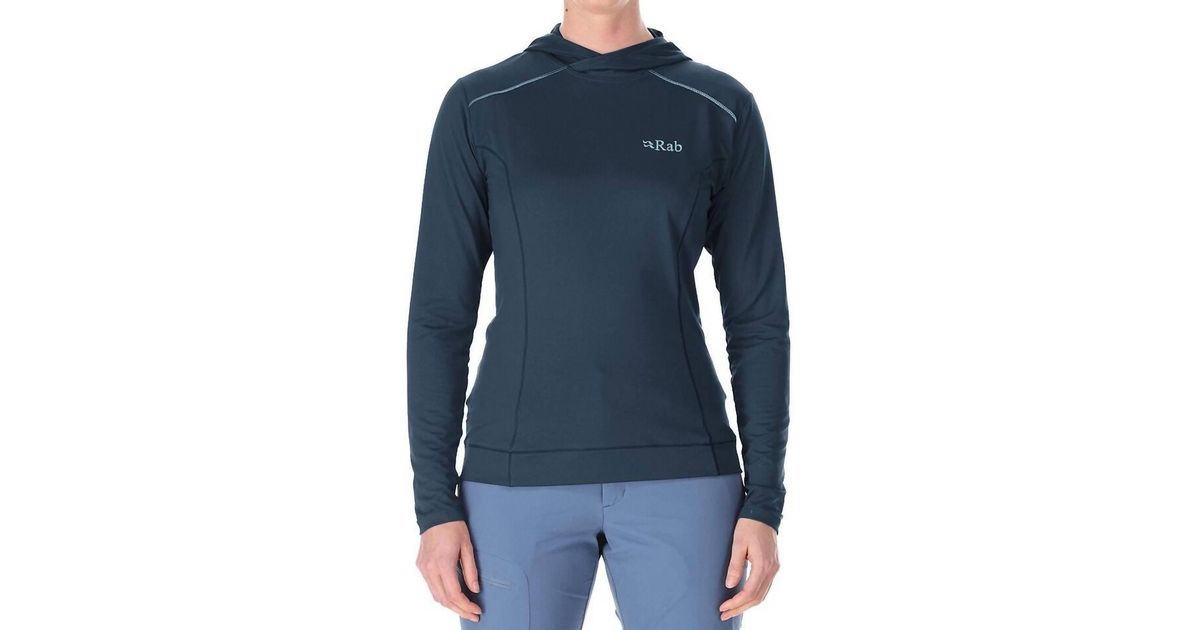 Rab Force Sun Hoody in Blue | Lyst