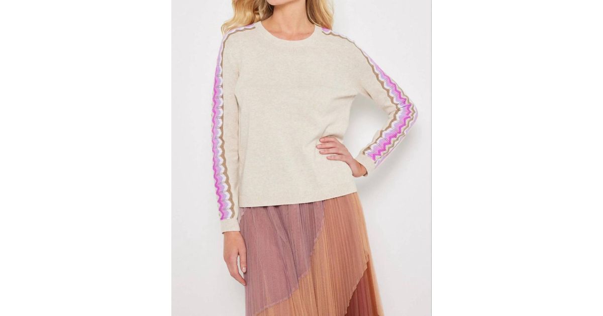 Lisa Todd Double Vision Sweater in Pink | Lyst