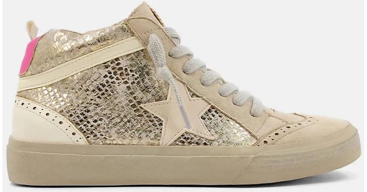 Shu Shop Paulina Sneaker in Natural | Lyst