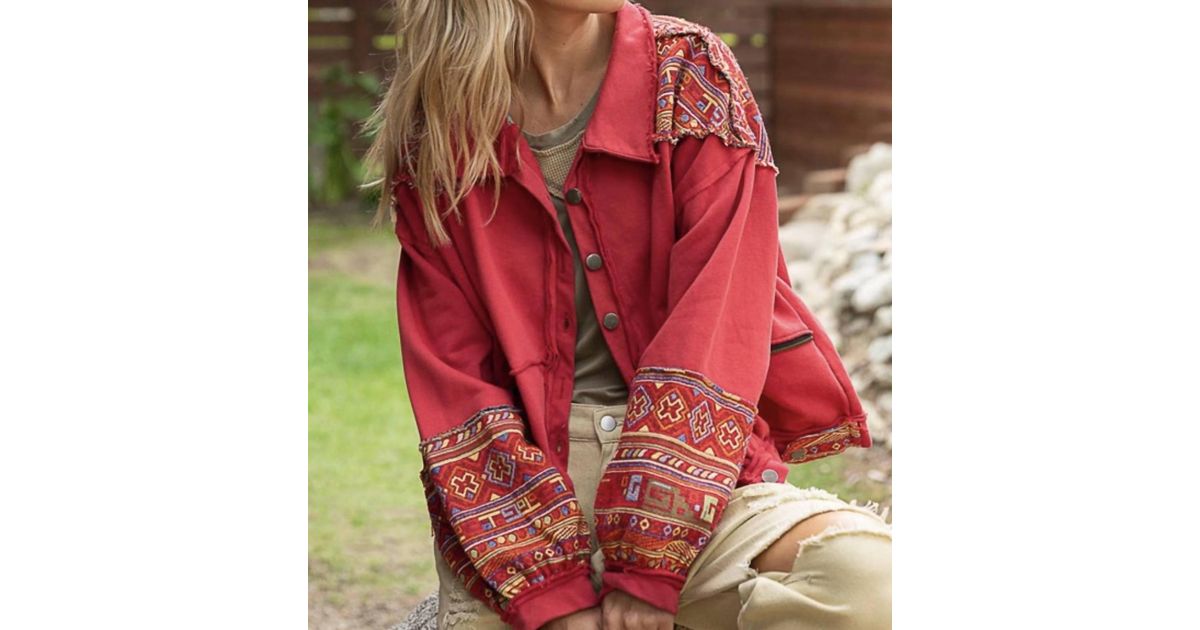 Pol Embroidered Shacket | Lyst