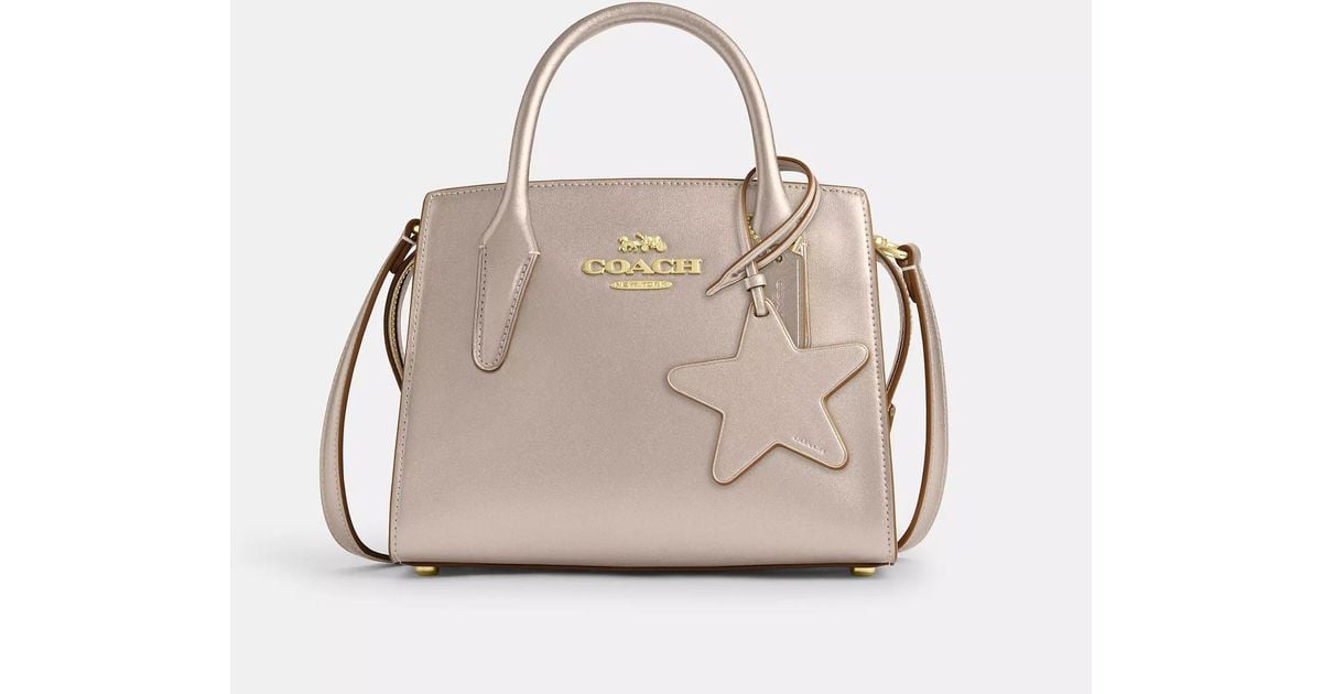 COACH Andrea Carryall Bag in Natural | Lyst