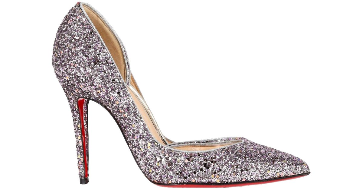 Christian Louboutin Iriza 100 Pumps in Metallic | Lyst