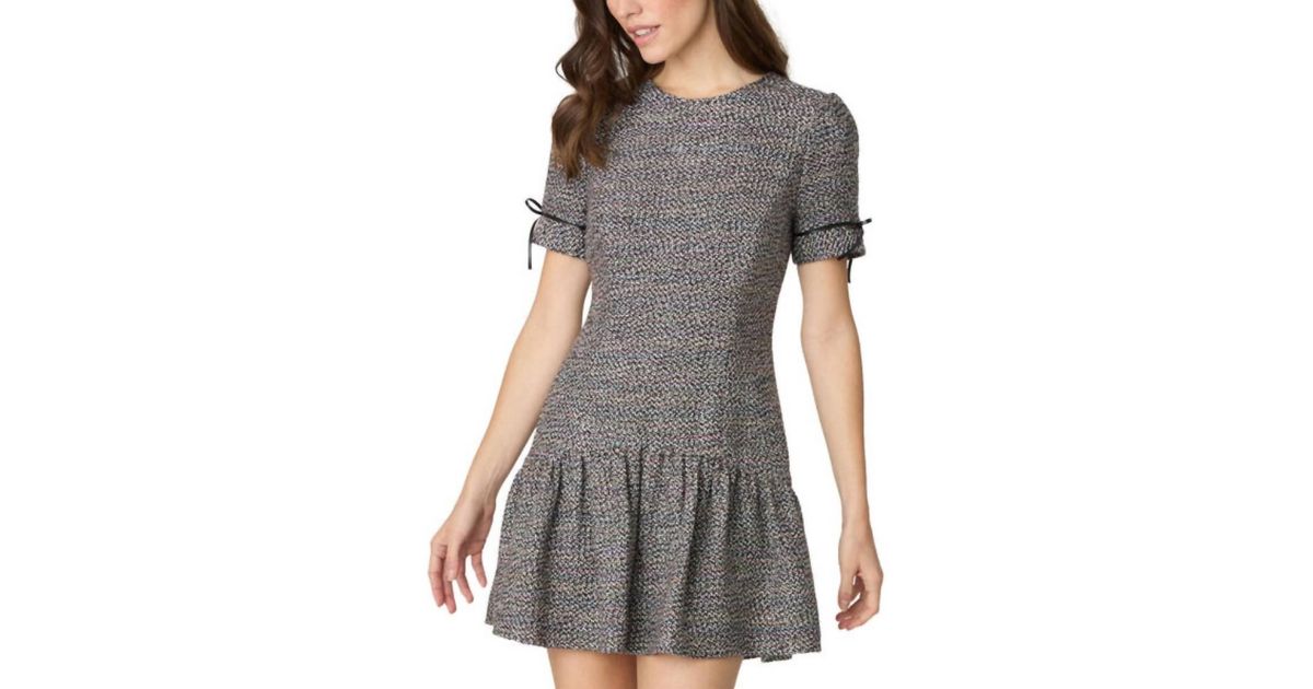 Shoshanna Ivey Dress in Gray | Lyst