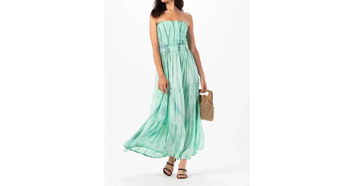 Tiare Hawaii Athena Maxi Dress in Green | Lyst