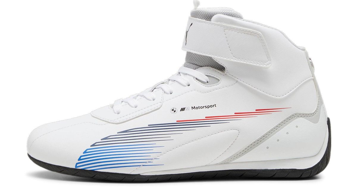 PUMA Bmw M Motorsport Neo Cat Mid 2.0 Shoes in White for Men | Lyst