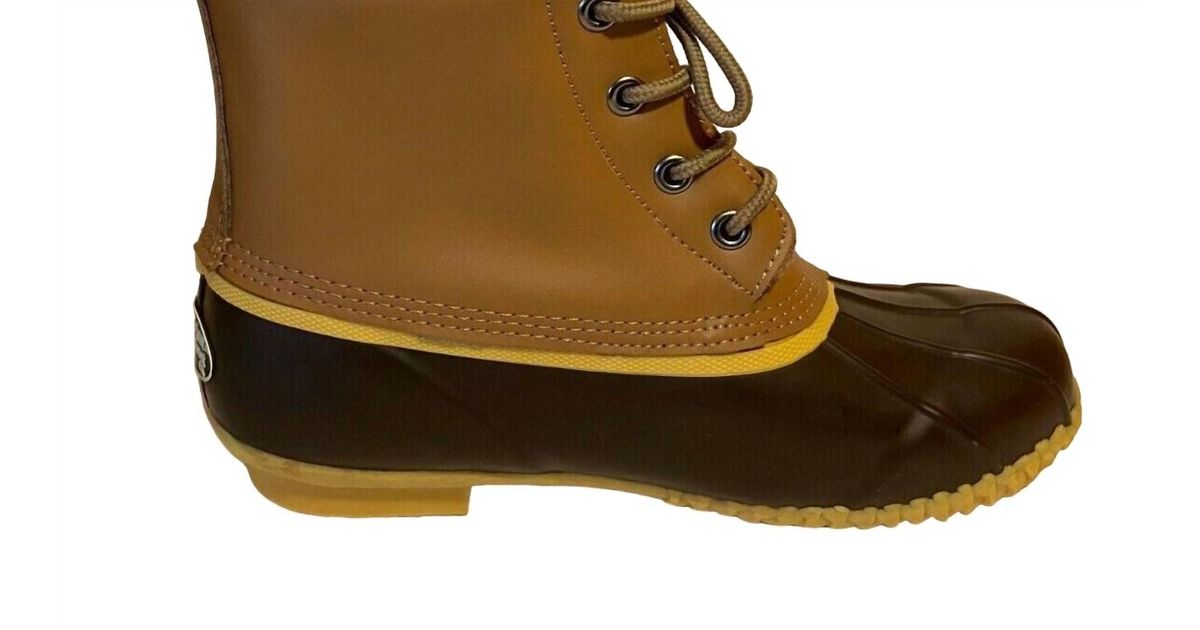 SUPERIOR BOOT CO. 5 Eye Duck Boot in Black | Lyst