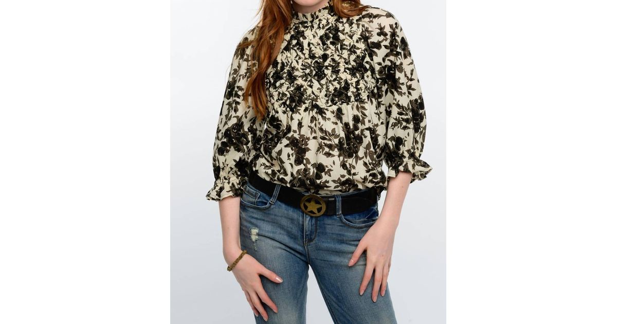 Ivy Jane Midnight Roses Top in Black | Lyst