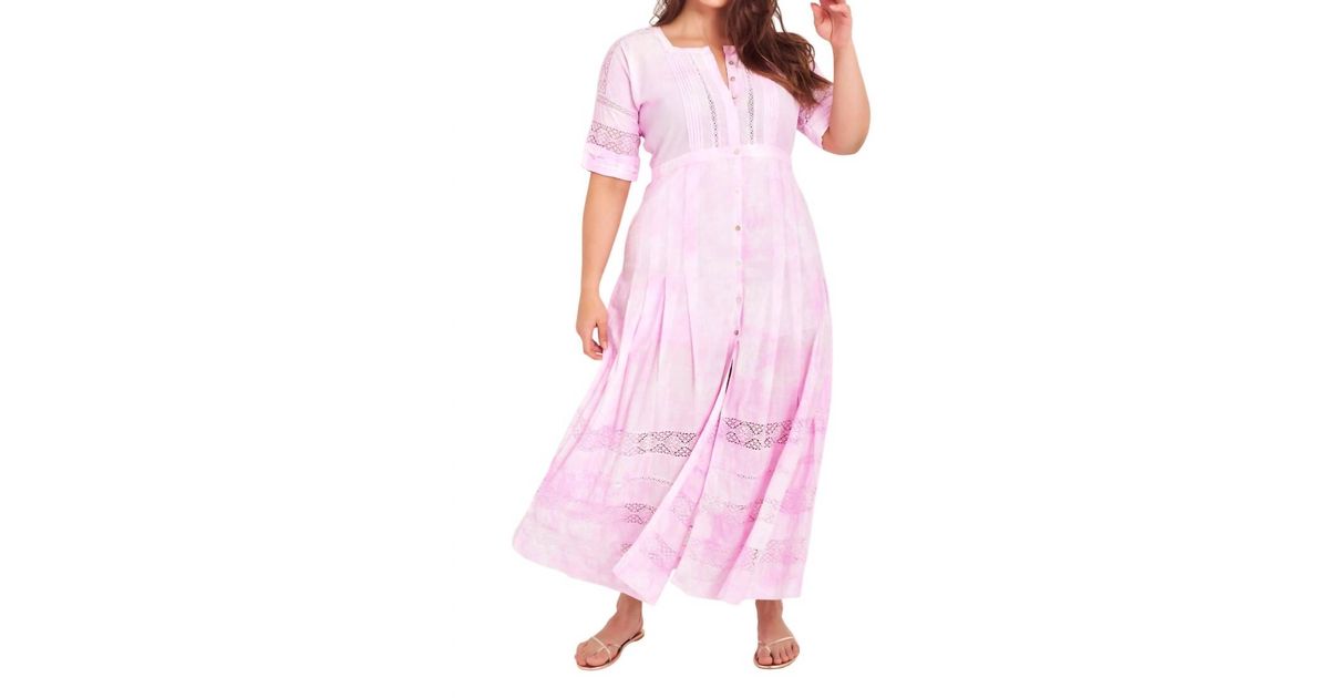 LoveShackFancy Eddie Dress in Pink | Lyst