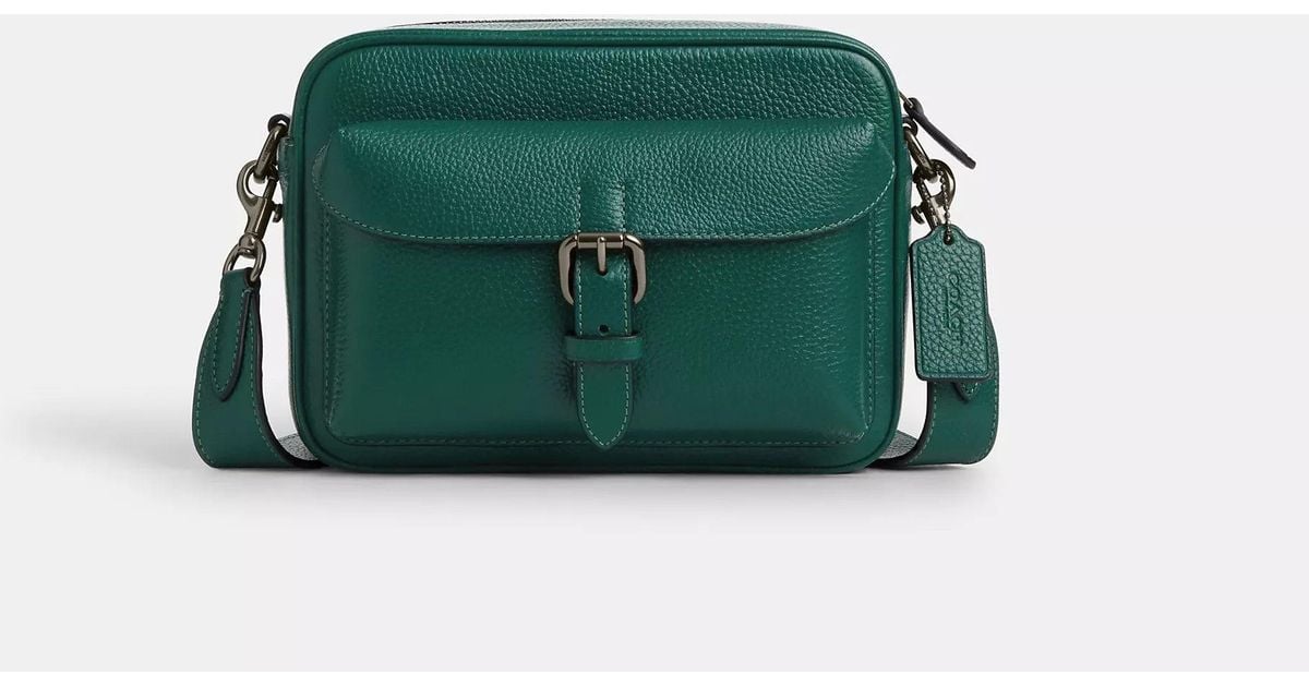 COACH Warner Crossbody Bag in Green | Lyst