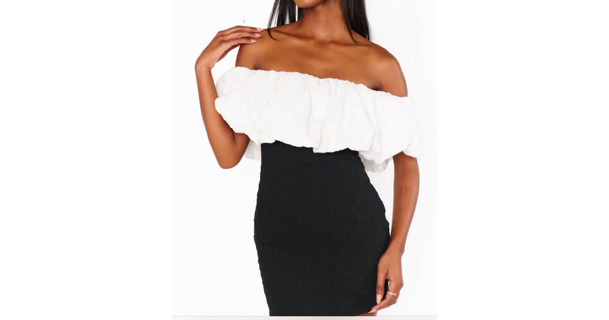 Show Me Your Mumu Anita Mini Dress in White | Lyst