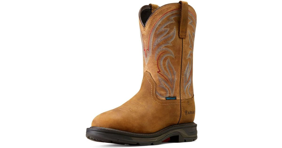 Ariat Workhog Xt H2O Western Boots in Brown for Men | Lyst