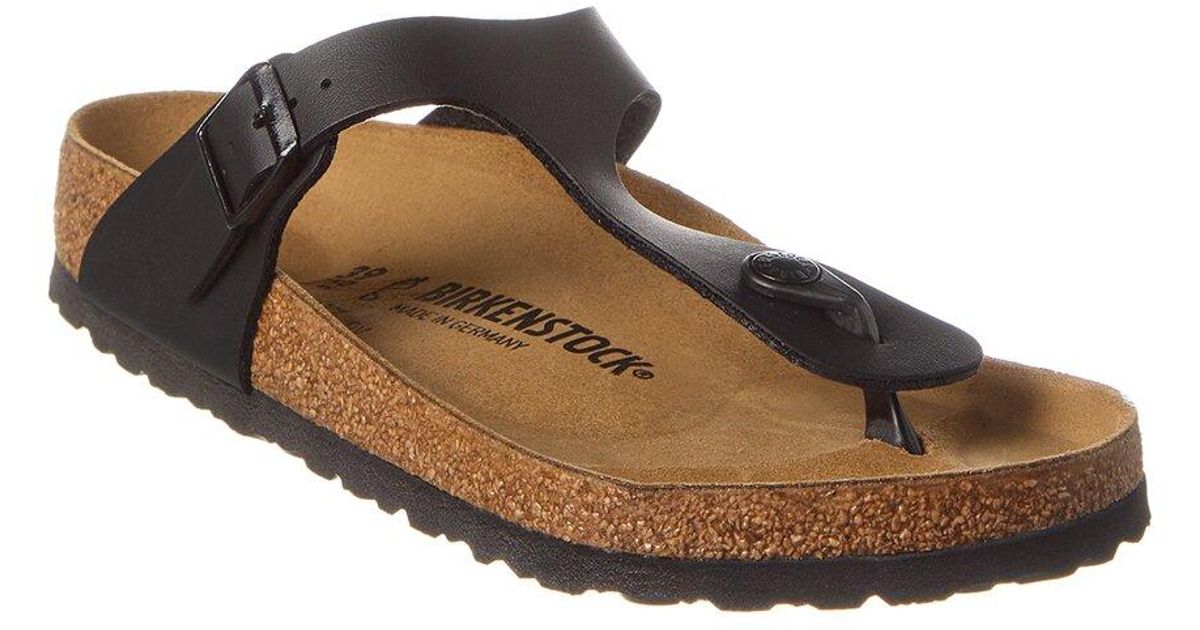 Birkenstock Gizeh Birko-flor Sandal in Brown | Lyst
