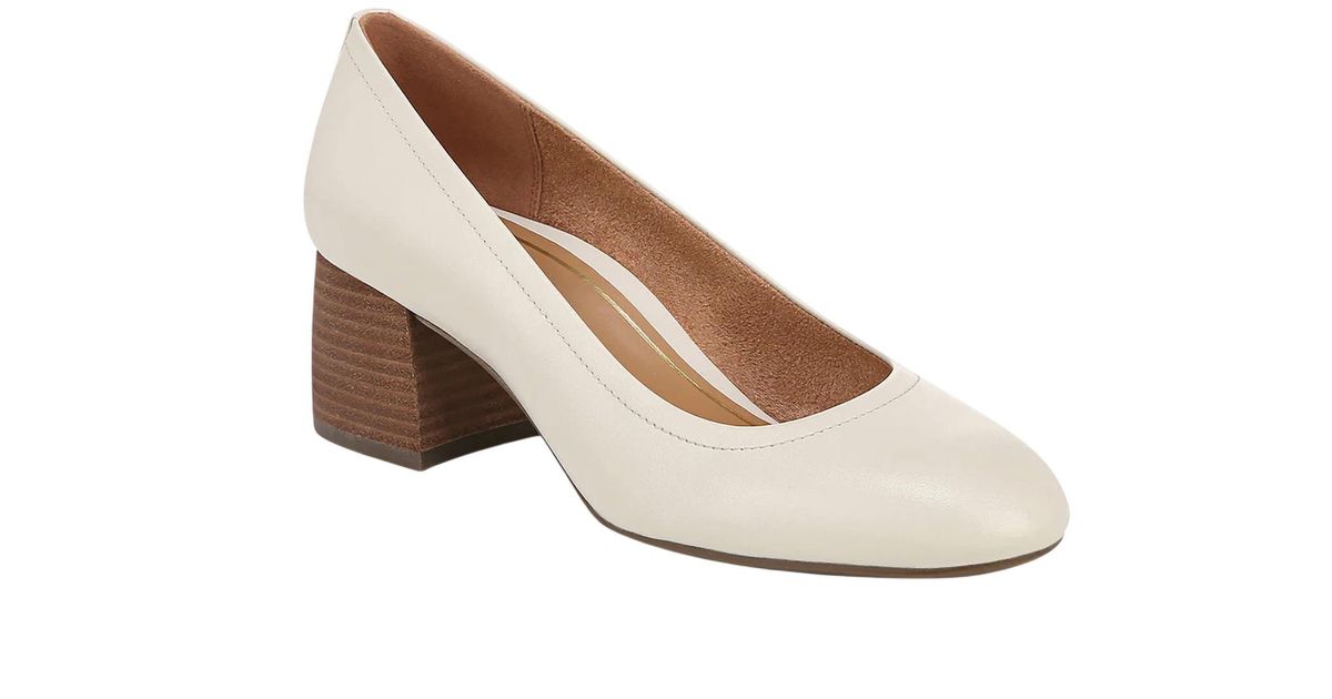 Vionic Carmel Heel in White | Lyst