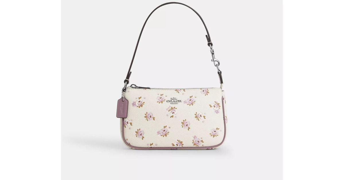 COACH Nolita 19 With Floral Print in Natural | Lyst