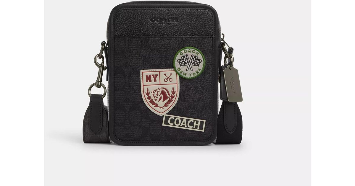 COACH Sullivan Crossbody in Black | Lyst