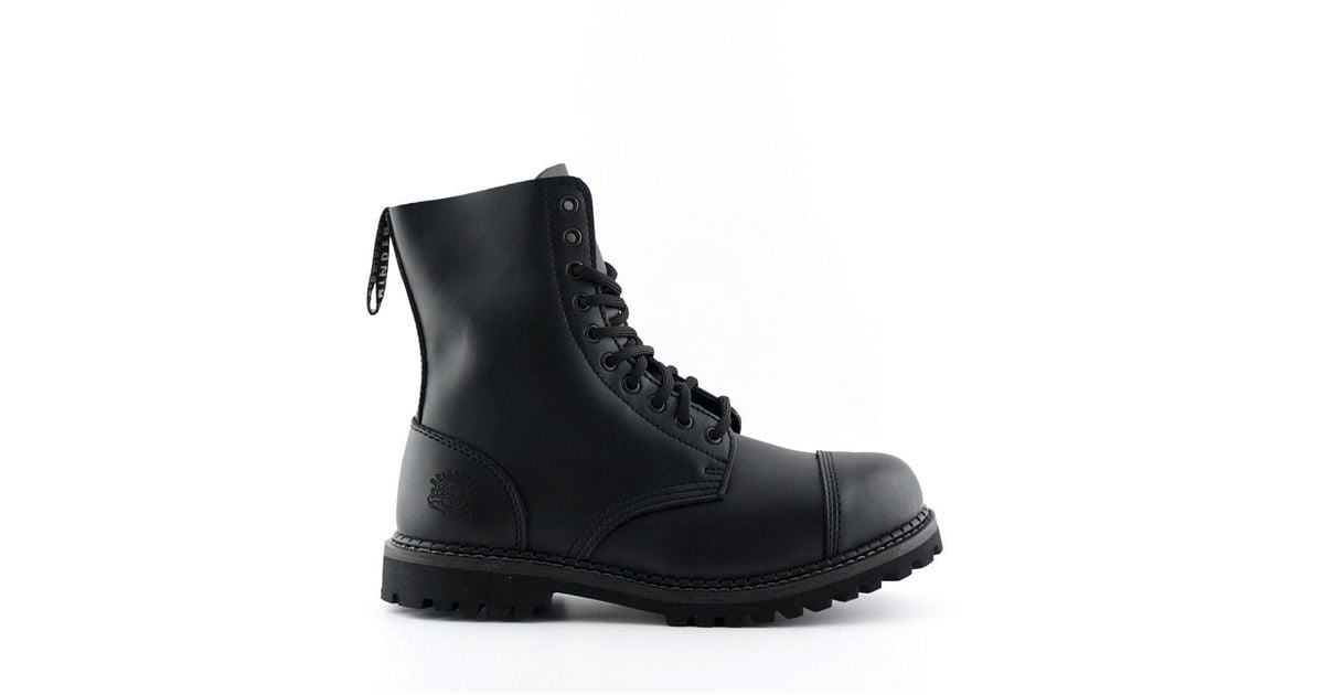 Grinders Stag Cs Safety Steel Toe Cap Military Punk Boots in Black | Lyst