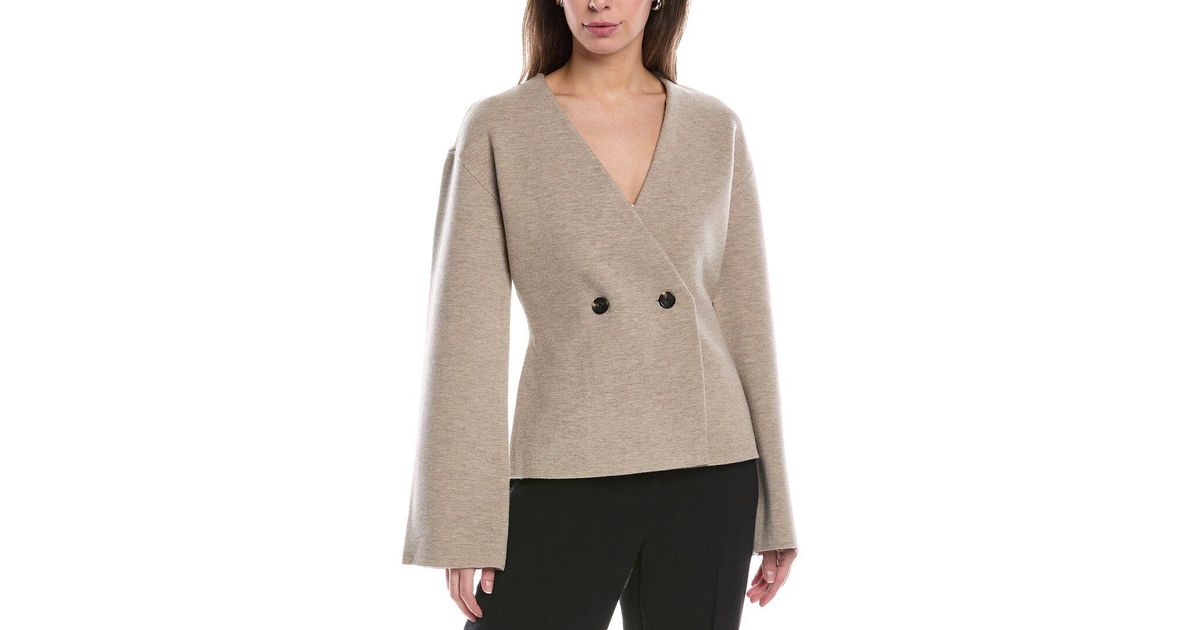 Rag & Bone Lori Wool-Blend Cardigan in Gray | Lyst