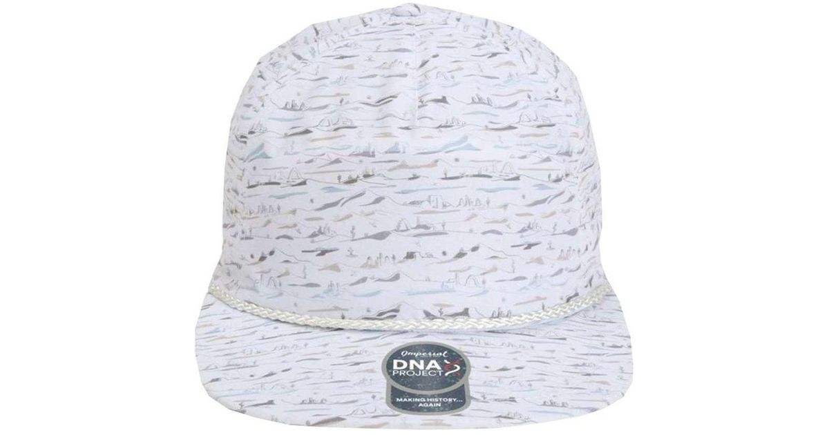 Imperial The Aloha Rope Cap in White for Men | Lyst