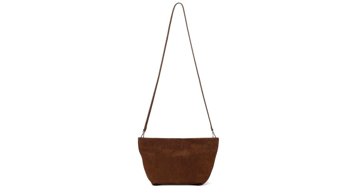 Walter Baker Callie Suede Pouch in Brown | Lyst