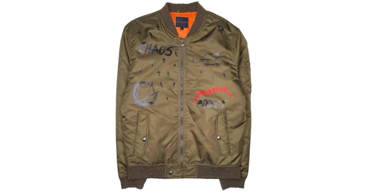 Rockstar Original Killer Jacket in Green for Men | Lyst