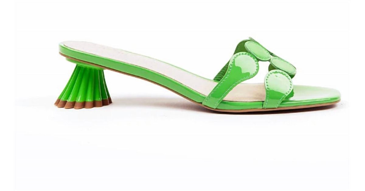 Cecelia New York Bunny Sandals in Green | Lyst