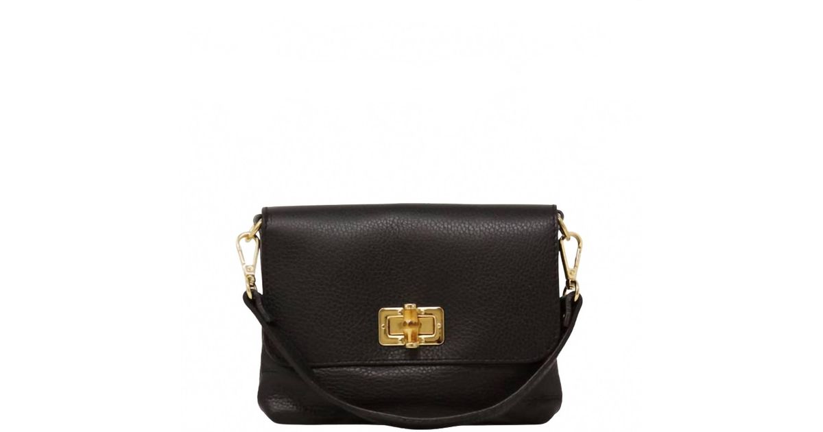 German Fuentes Leather Crossbody Bag in Black | Lyst