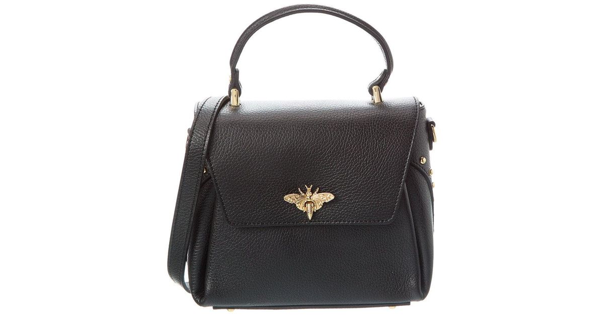 Persaman New York Natalie13 Leather Shoulder Bag in Black | Lyst