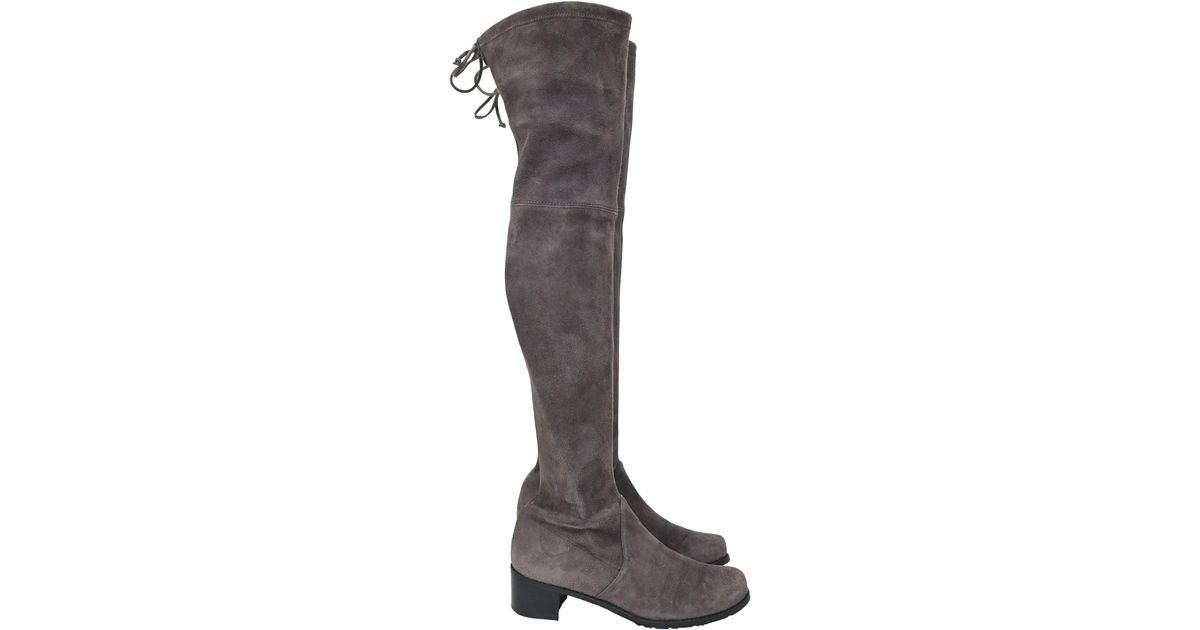 Stuart Weitzman Over The Knee Boots in Brown | Lyst