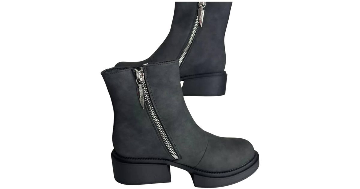 Seven7 Vault Combat Boots in Black | Lyst