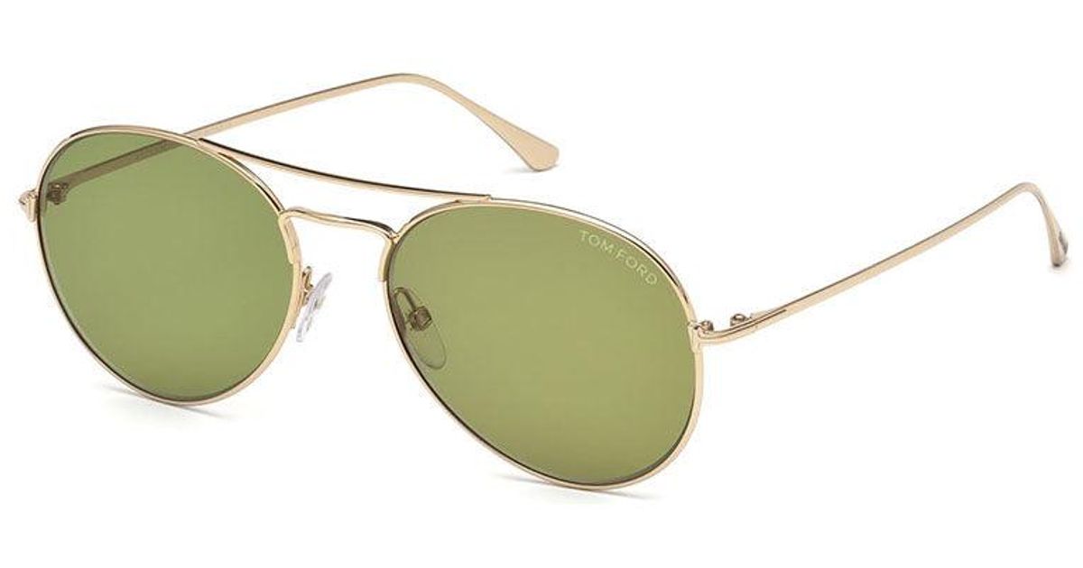 Tom Ford Aviator Full Rim, With A Frame And Lens in Green | Lyst