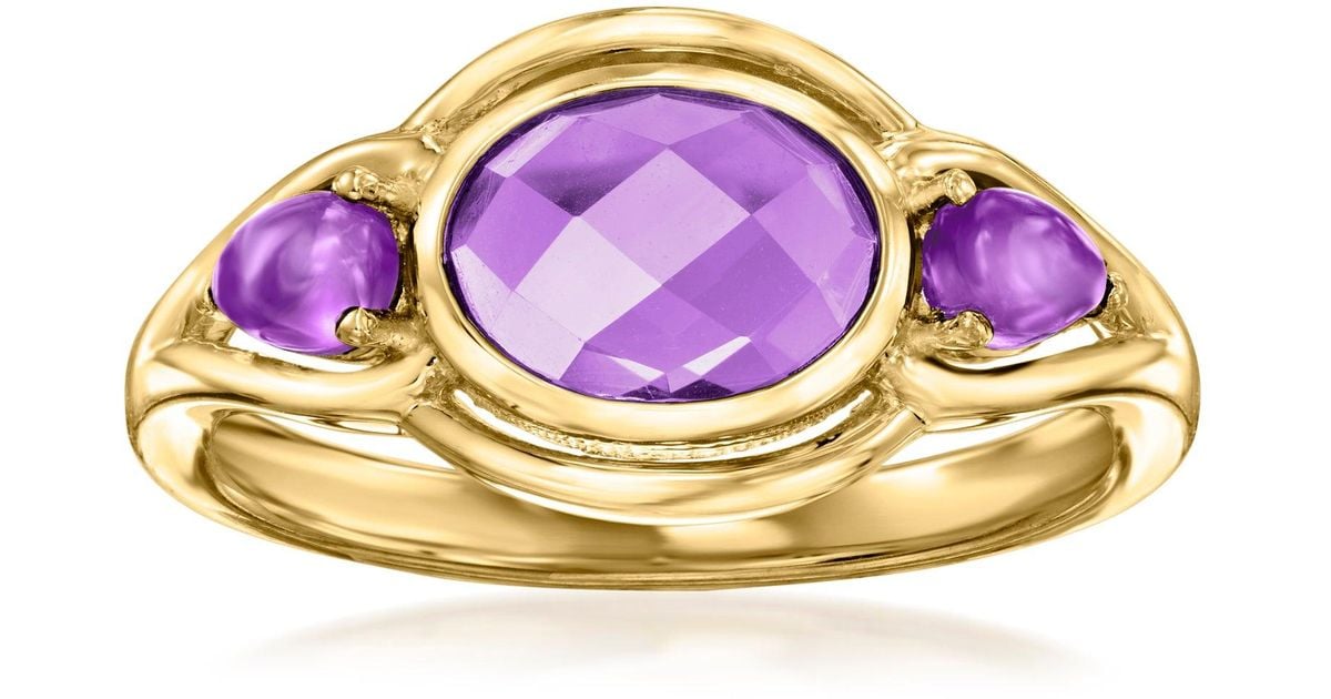 Ross-Simons Amethyst Ring in Purple | Lyst