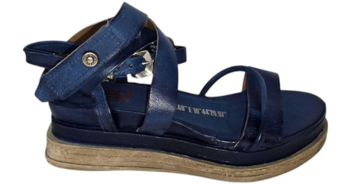 A.s.98 Labo Platform Sandals in Blue | Lyst