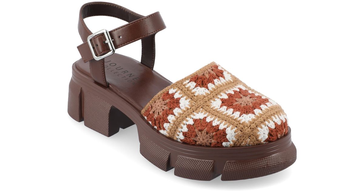 Journee Collection Collection Tru Comfort Foam Dorit Sandals in Brown ...