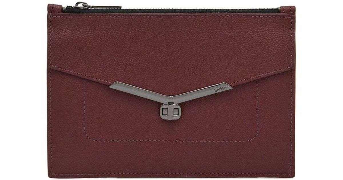 Botkier Valentina Medium Leather Pouch in Purple | Lyst