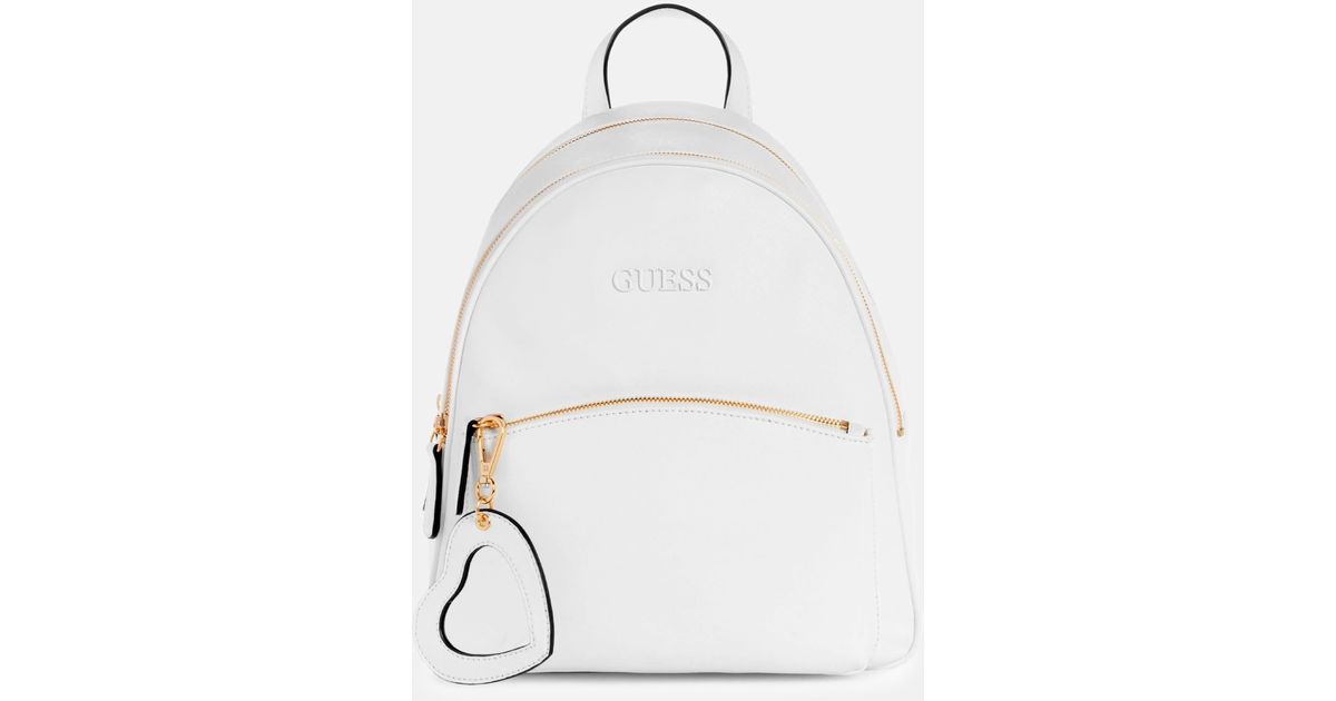 Guess Factory Copper Hill Backpack in White | Lyst